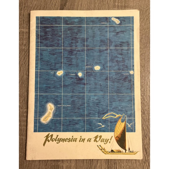 Accents | 1967 Polynesia In A Day Brochure Guide Hawaii Polynesian ...